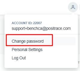 How do I reset or change a password?